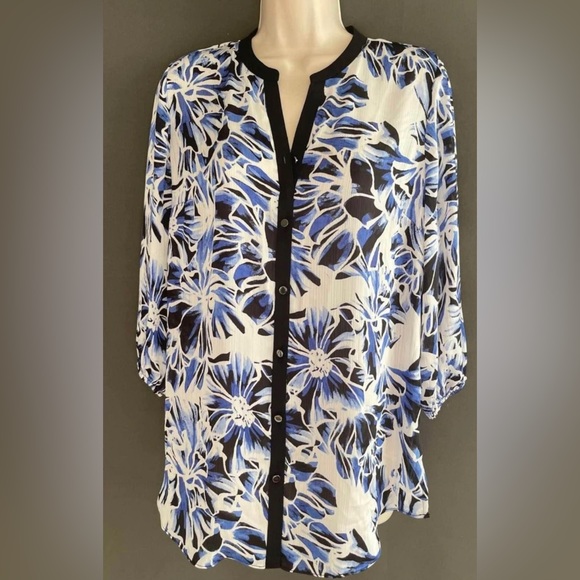 JM Collection | Tops | Nwt Womens Topblouse Jm Collection Ps Msrp 545 ...
